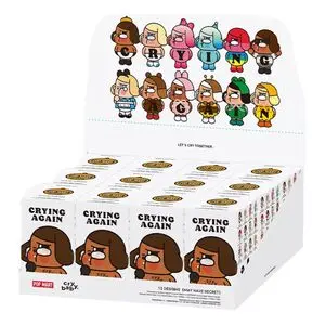 POP MART Crybaby Crying Again Figures Sealed Case - Multi-color