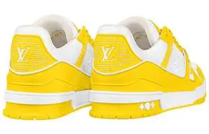 LOUIS VUITTON Trainer Sneakers - White/yellow