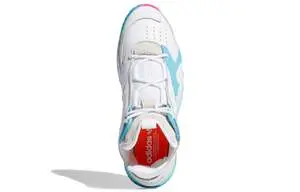 Adidas Streetball Mid Top Sneakers - Light Blue/white