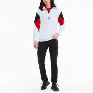 PUMA Rebel Half-zip Tr - White/red/black