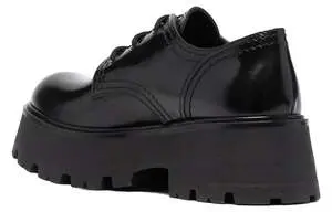 Alexander McQueen Wander Lace-up Platform Loafers - Black