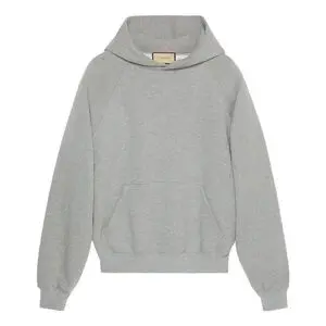Gucci Cotton Hooded Sweatshirt With Print - Grey