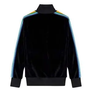 Palm Angels Rainbow Chenille Track Jacket - Black