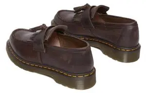 Dr. Martens Adrian Crazy Horse Leather Tassel Loafers - Dark Brown