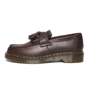 Dr. Martens Dr. Martens Adrian Crazy Horse Leather Tassel Loafers Dark Brown