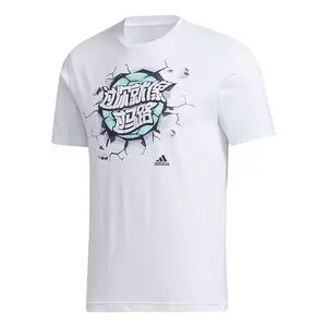 Adidas Easy As Tee Foot Ball Training Sports Round Collar Male - White