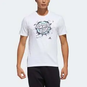 Adidas Easy As Tee Foot Ball Training Sports Round Collar Male