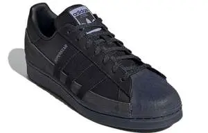 Adidas Originals Superstar "supermodified" Low Top Sneakers - Black/gray/blue
