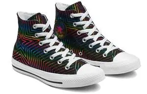 CONVERSE Chuck Taylor All Star High Top Sneakers With Star Graphic - Black