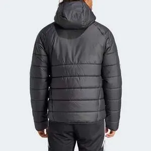 Adidas Puffer Jacket With Hood And Stripes