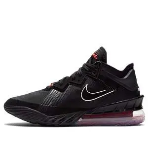 Nike Lebron 18 Low 'bred' Athletic Sneakers - Black