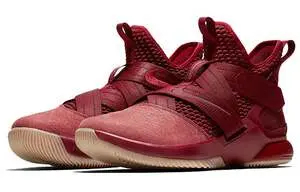 Nike Lebron Soldier 12 Sfg Ep Basketball High-top Sneakers - Dark Red