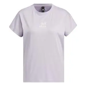 Adidas Adidass Lounge Silky T-shirt Asia Sizing - Purple