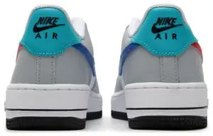 Nike Force 1 Low Sneakers - Grey/red/blue