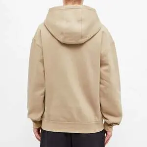Nike Casual Sports Drawstring Fleece Lined Long Sleeve Hoodie - Khaki
