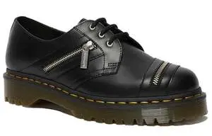 Dr. Martens 1461 Bex Zip Leather Shoes - Black