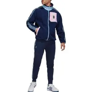 Adidas Logo Colorblocked Fleece Jacket