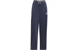 Adidas Velour Track Pants - Blue
