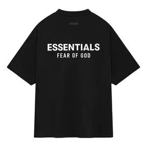 Fear Of God Jersey Crewneck Tee 'black - Black/white