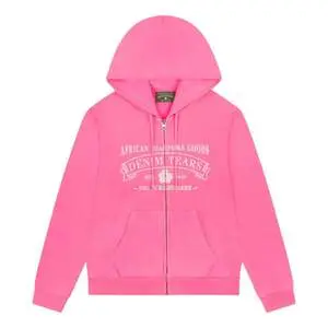 DENIM TEARS Adg Zip Hoodie - Pink