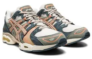 Asics Gel-nimbus Low Top Sneakers - White/grey/pink