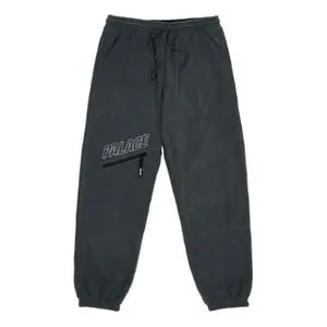PALACE Polar Grid Reverse Bottoms - Black