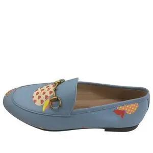 Gucci Horsebit Slip-on Loafers - Blue/red