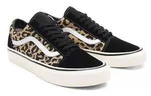 VANS Old Skool 36 Dx Anaheim Factory Leopard Print Sneakers - Black/brown