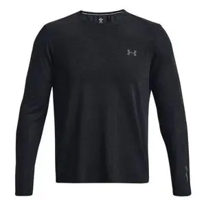 Under Armour Seamless Stride Long Sleeve Top - Black