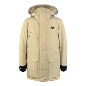 NEW BALANCE Down Parka - Beige/black