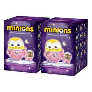 POP MART Minions Bedtime Stories Bob And Tim Figures Sealed Case - Multi-color
