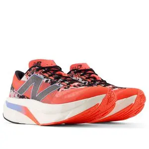 NEW BALANCE Fuelcell Supercomp Elite V4 Marathon Running Sneakers - Urgent Red/white/black