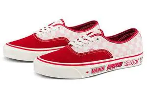 VANS Authentic 44 Sneakers - White/red