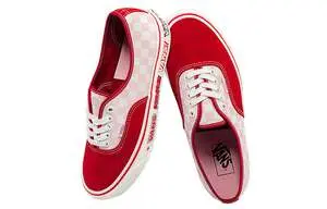 VANS Authentic 44 Sneakers - White/red