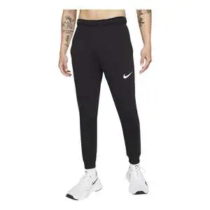 Nike Dri-fit Solid Color Casual Training Sports Pants/trousers/joggers - Black
