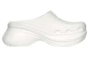 Balenciaga X Crocs Platform Mules - White