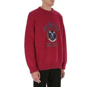 Balenciaga Est. 1917 College Logo Crewneck Sweater
