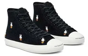 CONVERSE X Pop Trading Company Jack Purcell Pro High 'all Over Miffy - Black/white/egret