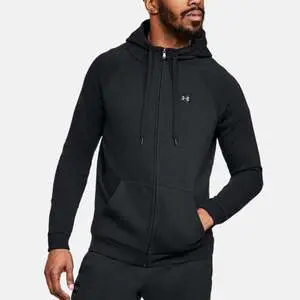 Under Armour Rival Square Frame Logo Hooded Jacket