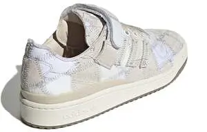 Adidas X Atmos Forum Low Patchwork Sneakers - Gray/white