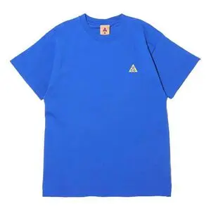 Nike Men's Nike X Acg Embroidered Logo Sports Short Sleeve Blue T-shirt Multi-color