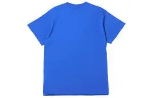 Nike X Embroidered Logo Sports Short Sleeve Blue T-shirt - Multi-color