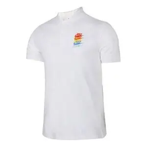 Nike Rainbow Gradient Polo Shirt - White