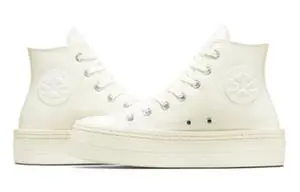 CONVERSE Chuck Taylor All Star Modern Lift Platform High Top Sneakers - Beige/white