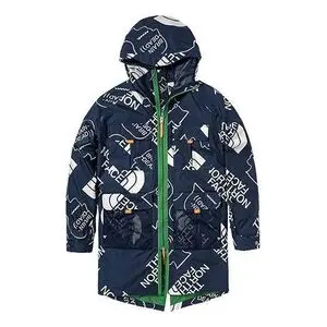 The North Face X Brain Dead 76 Oversized Mountain Parka Jacket - Blue