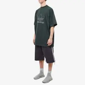 Balenciaga X Adidas Baggy Denim Shorts