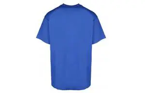 Balenciaga Small Logo Cotton T-shirt - Blue