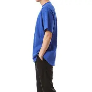 Balenciaga Small Logo Cotton T-shirt - Blue