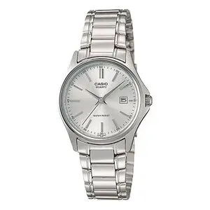 Casio Quartz Stainless Steel Analog Watch - Silver