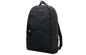 Gucci Logo Leather And Nylon Backpack